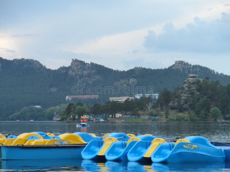 Lake in Borovoe editorial photography. Image of borovoe - 73674197