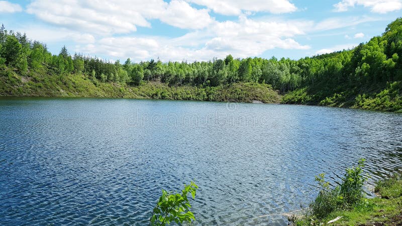Lake in the bush stock image. Image of river, landscape - 186152835
