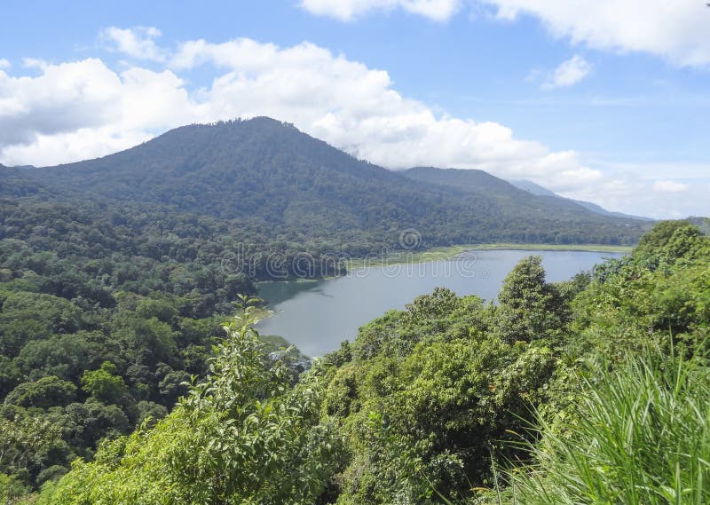 Lake Buyan in Bali stock photo. Image of overgrown, feature - 93157384