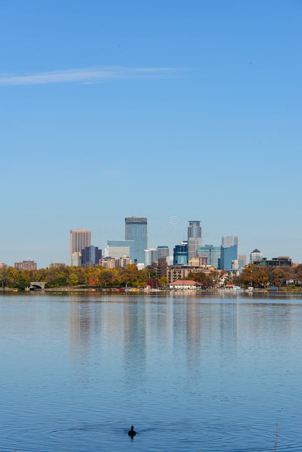 Lake Calhoun in Minneapolis Stock Image - Image of minneapolis ...