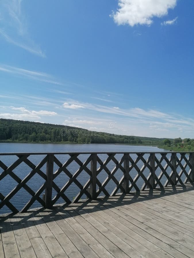 The Lake Called the Pearl of Dubna Stock Photo - Image of pearl, town ...