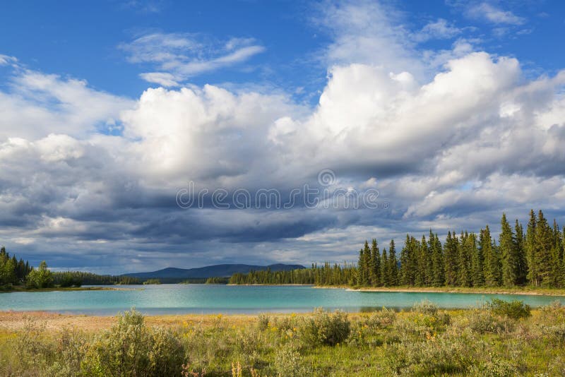 Lake in Canada stock image. Image of beautiful, landscape - 254107709