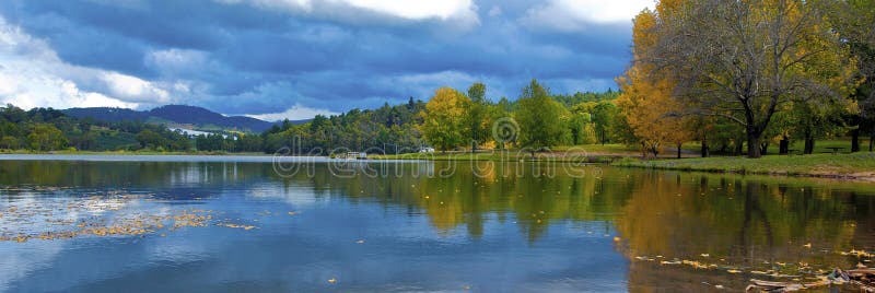 Lake Canobolas Orange N.S.W.Australia. Stock Image - Image of canobolas ...