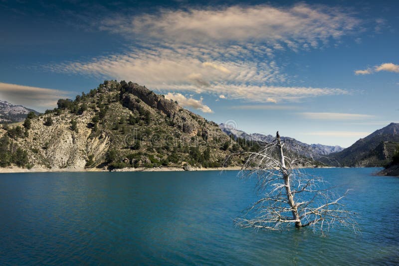 Lake at Castril Spain stock photo. Image of green, white - 75235532