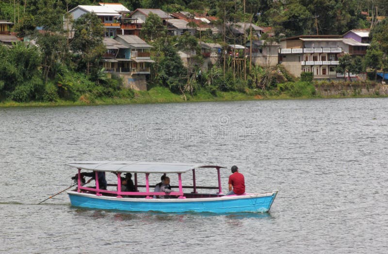 Lake Cileunca, West Java, Indonesia Editorial Photography - Image of ...