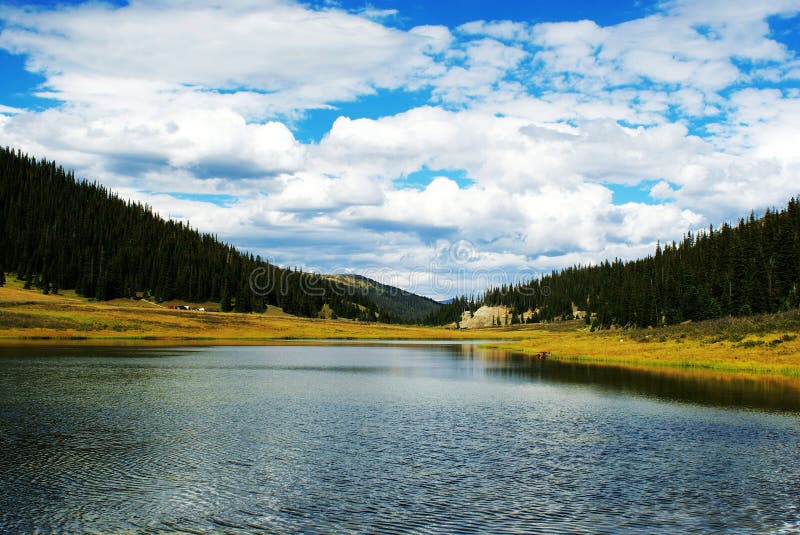Lake and Cloud stock image. Image of rocky, summer, tour - 5703189