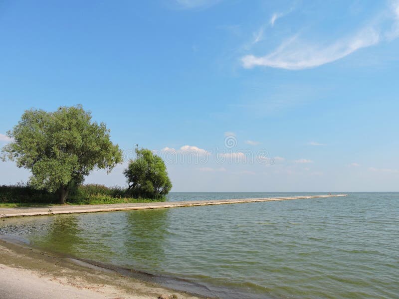 Lake coast, Lithuania stock photo. Image of coast, curonan - 61976582
