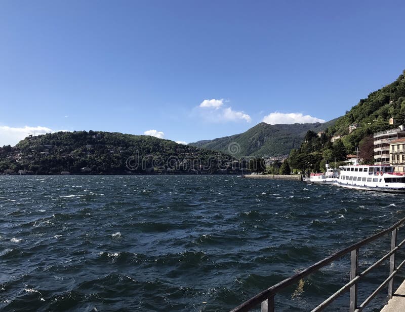 Lake Como in Italy stock photo. Image of mountain, italian - 92944350