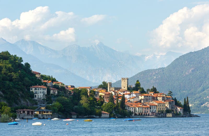 Lake Como (Italy) Shore View. Stock Photo - Image of travel, outdoor ...