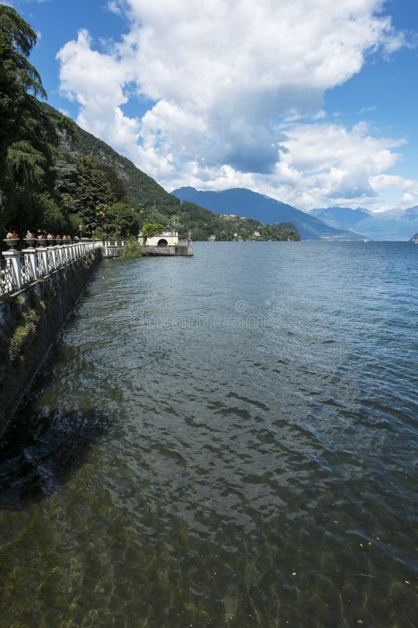 Lake of Como stock image. Image of panorama, lecco, clouds - 43547539