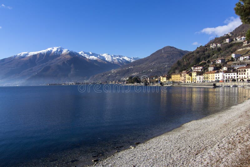 Lake of Como stock photo. Image of pier, landscape, lombardia - 86719864