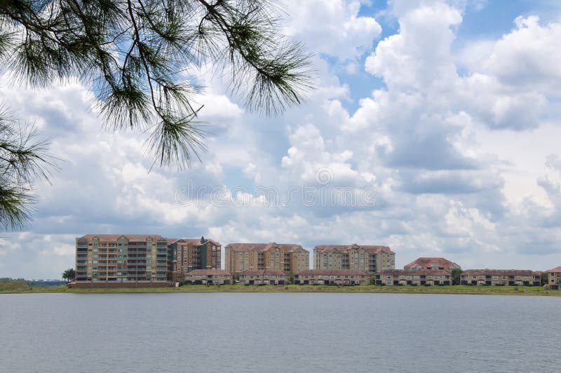 Lake Condos stock photo. Image of building, modern, orlando - 26191898