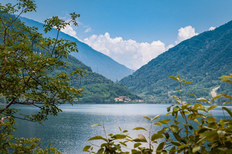 Lake of Corlo stock image. Image of trekking, travel - 152019459