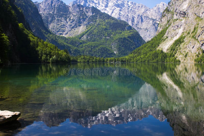 Lake with Crystal Clear Water in the Spring Mountains. a Small Lake in ...