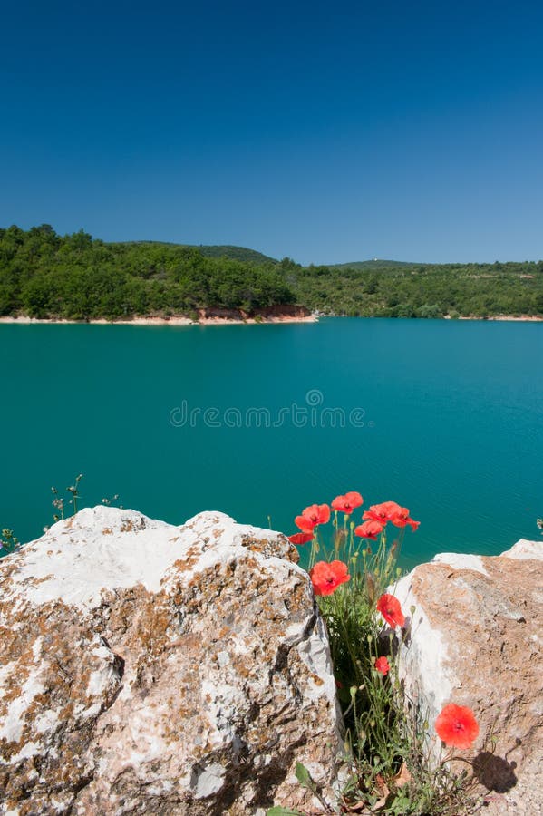 Lake de Sainte Croix stock photo. Image of croix, nature - 23458974