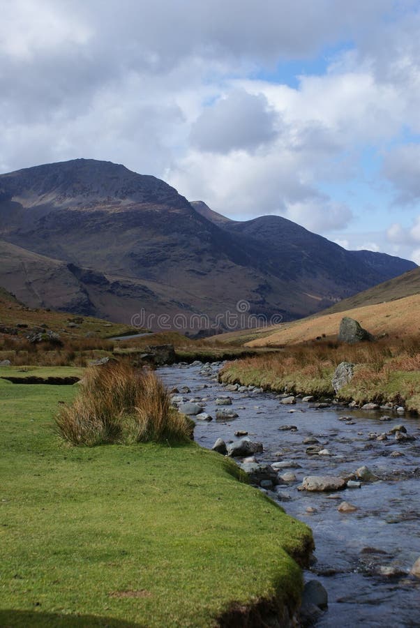 Lake District Feeder Stream Stock Image - Image of district, feeding ...
