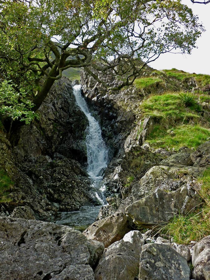 Lake District View of the Fells from Haweswater. Stock Photo - Image of ...