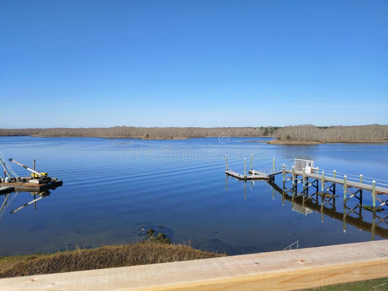 Lake dock water stock photo. Image of vacation, ocean - 189261866
