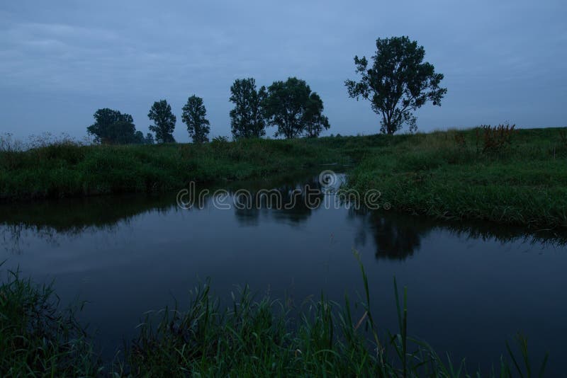 Dull landscape in autumn stock photo. Image of plain - 223408486