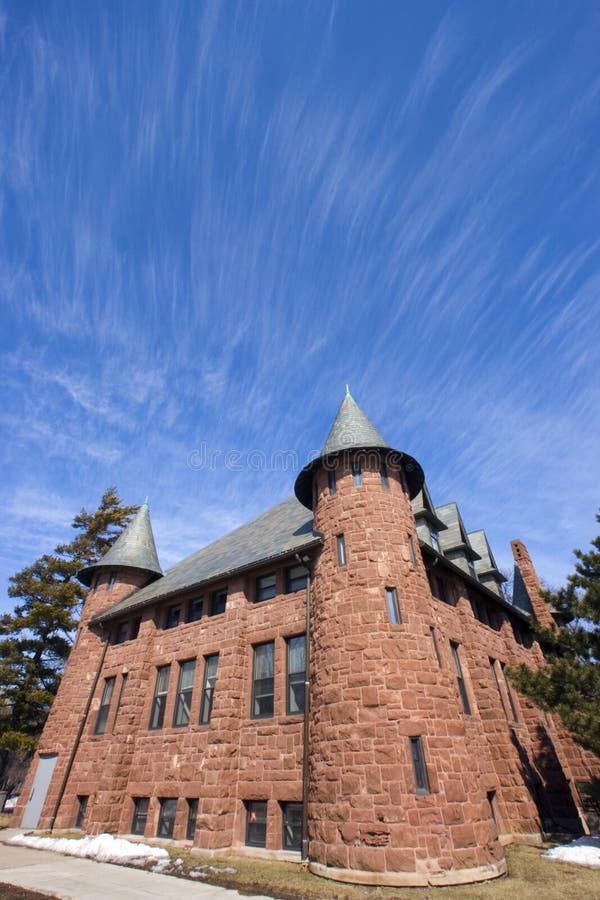 Lake Forest College Building Stock Photo - Image of chicago, illinois ...