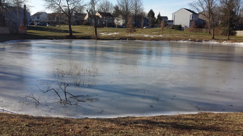 Lake stock photo. Image of winter, weather, frozen, cold - 50697812
