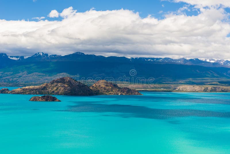Lake General Carrera in Patagonia, Chile Stock Photo - Image of aysen ...
