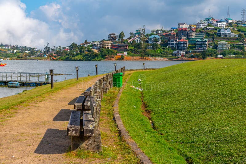Lake Gregory at Nuwara Eliya, Sri Lanka Stock Photo - Image of scene ...