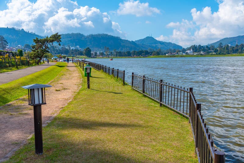 Lake Gregory at Nuwara Eliya, Sri Lanka Stock Photo - Image of eliya ...