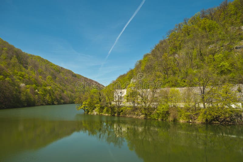 Lake Hamor stock image. Image of hamor, blue, hungary - 19372985