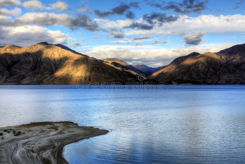Lake Hawea, New Zealand stock photo. Image of south, mountain - 125900