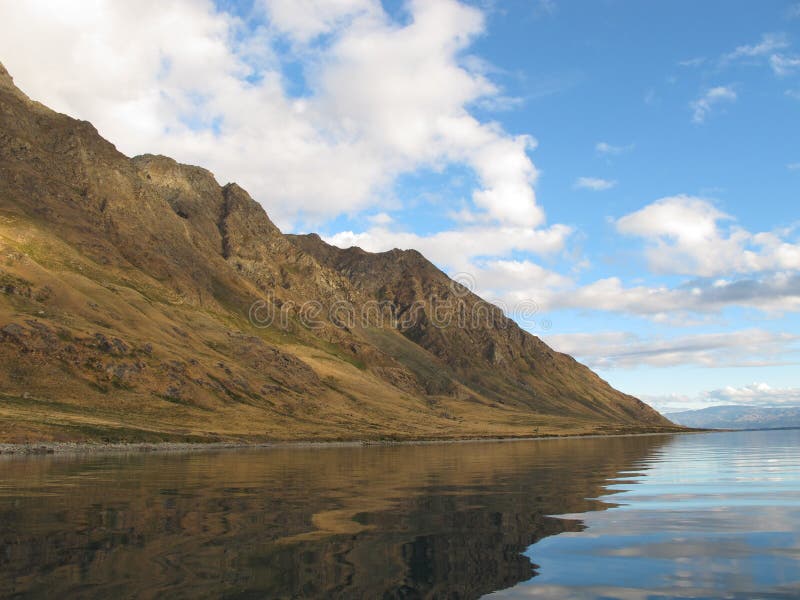 Lake Hawea Shore stock image. Image of hawea, lake, sunset - 19561895