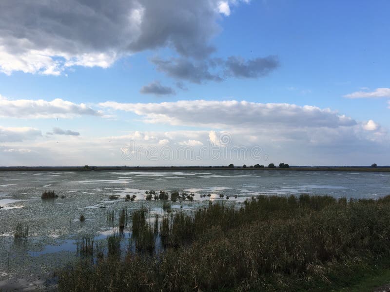 Lake, Hortobagy National Park, Hungary Stock Image - Image of tourism ...
