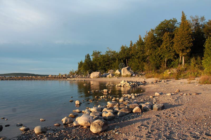 Lake Huron Shoreline Stock Photo - Image: 29037000