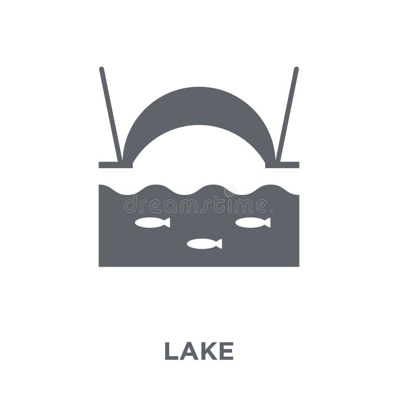 Lake Icon from Camping Collection. Stock Vector - Illustration of ...