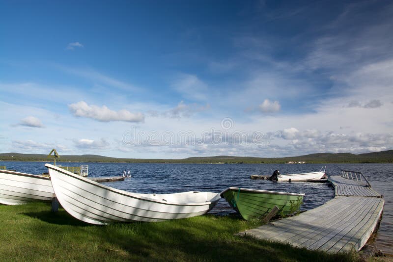 Lake Inari, Lapland, Finland Stock Photo - Image of summer, inari: 58711478