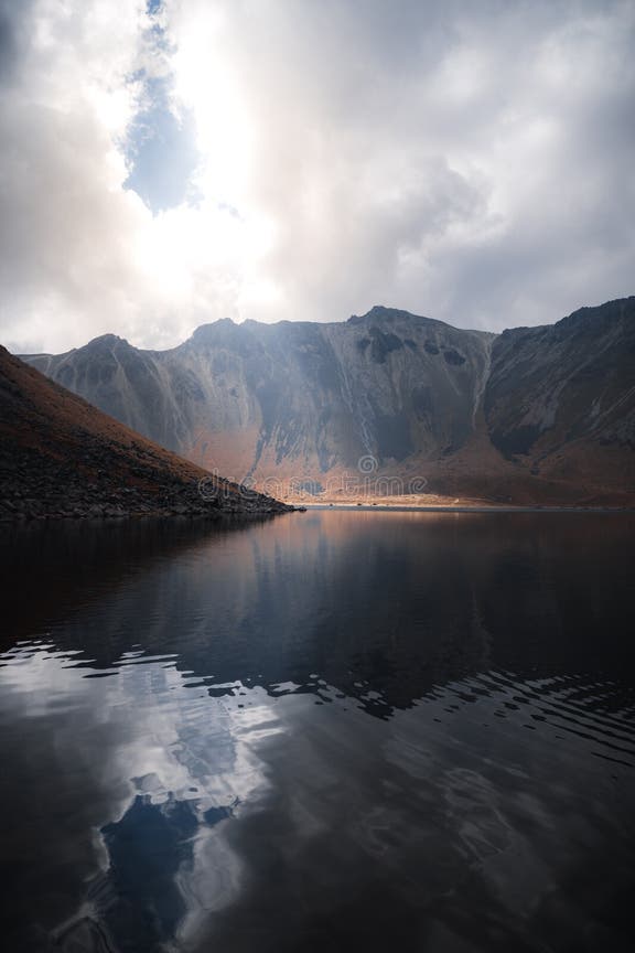 Lake Inside a Dormant Volcano Stock Photo - Image of tourism, landscape ...