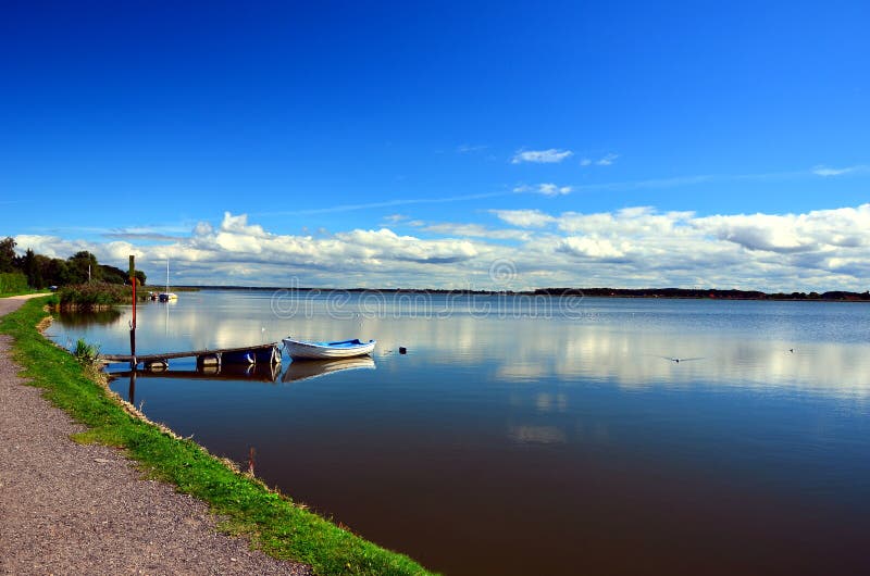 Jamno Lake in Poland stock photo. Image of dirt, coastline - 104665094