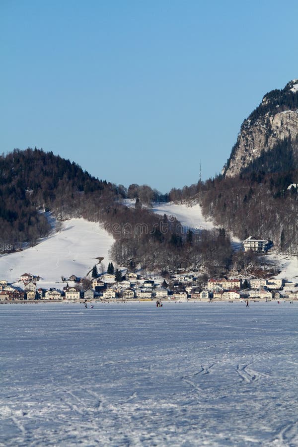 Lake of Joux stock photo. Image of europe, portrait, scenic - 30282588