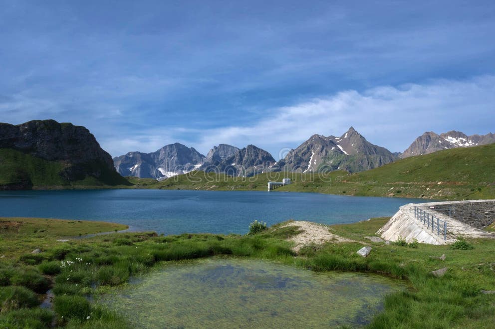 Lake kastel stock photo. Image of italy, valley, ridge - 107229294