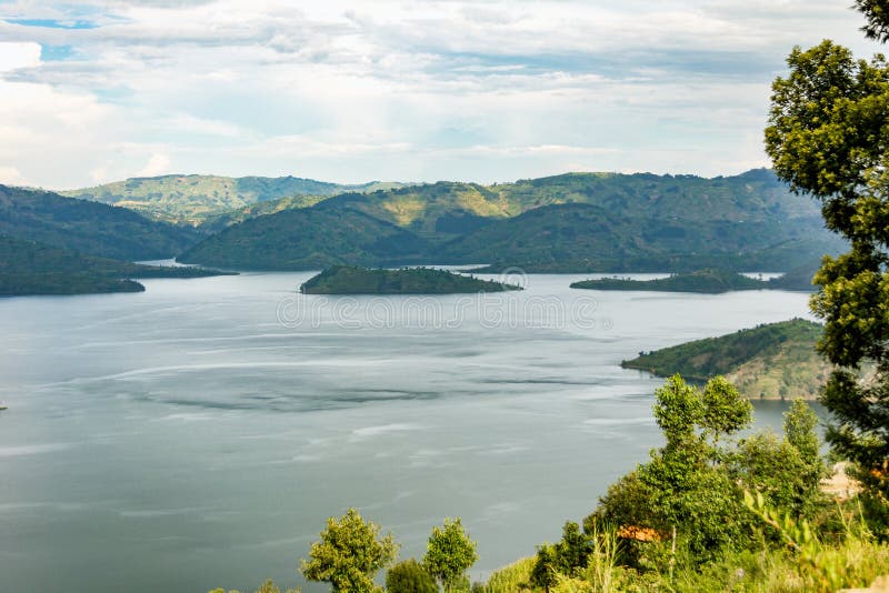 Lake Kivu in Rwanda stock image. Image of rwanda, scenery - 143756375