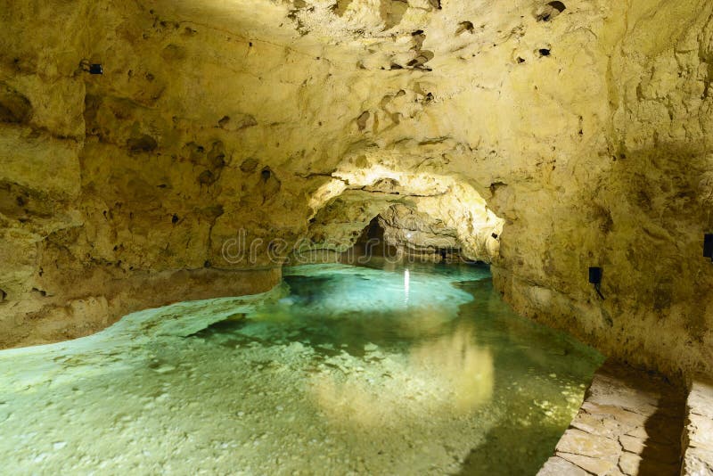 Lake in Lake Cave in Tapolca. Hungary Stock Image - Image of hungary ...