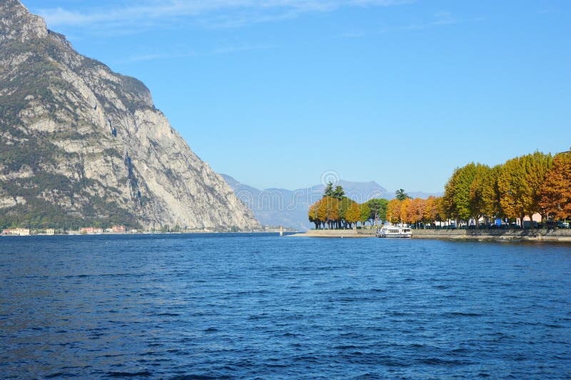 Lake Lecco Landscape, Italy Stock Image - Image of amazing, looking ...