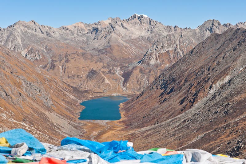 The Lake Lhamo-Latso stock image. Image of buddhism, beautiful - 24066267