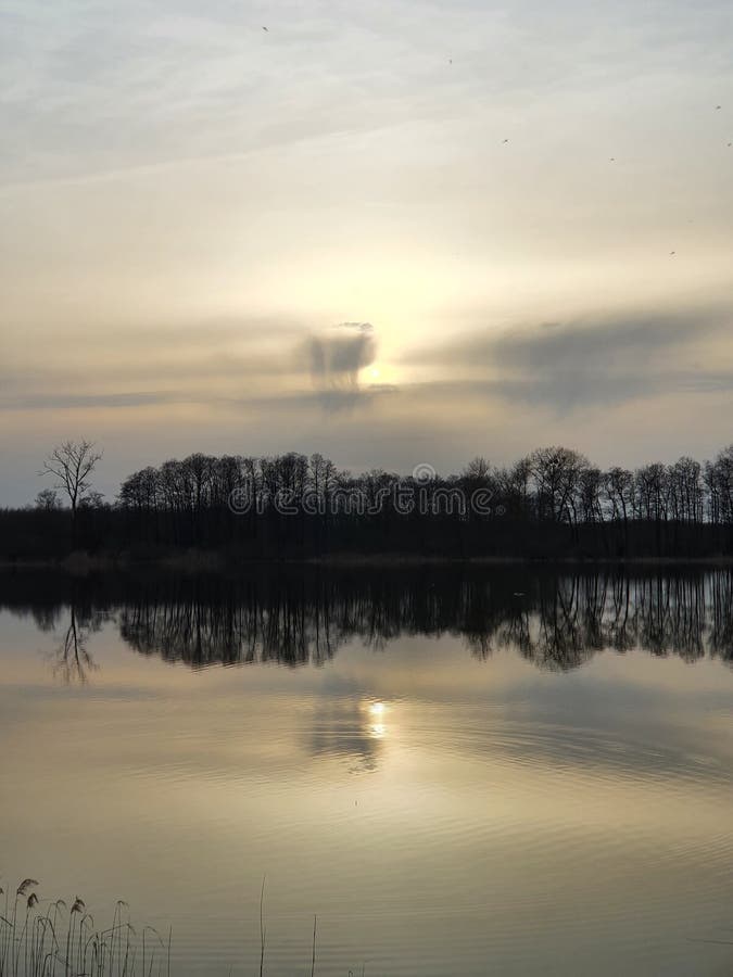 Reflection outdoor stock image. Image of cloud, sunrise - 245573055