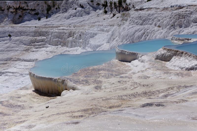 Lake in the Limestone Mountains Stock Image - Image of waterfalls ...