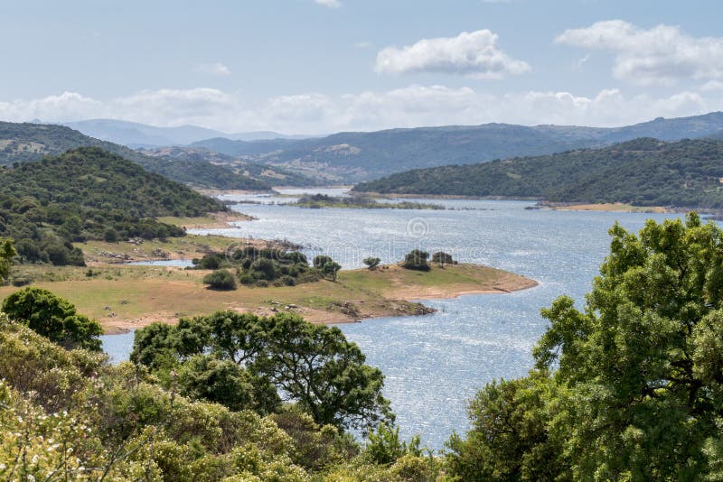 Lake Liscia in Sardinia stock photo. Image of trip, pausania - 70934606