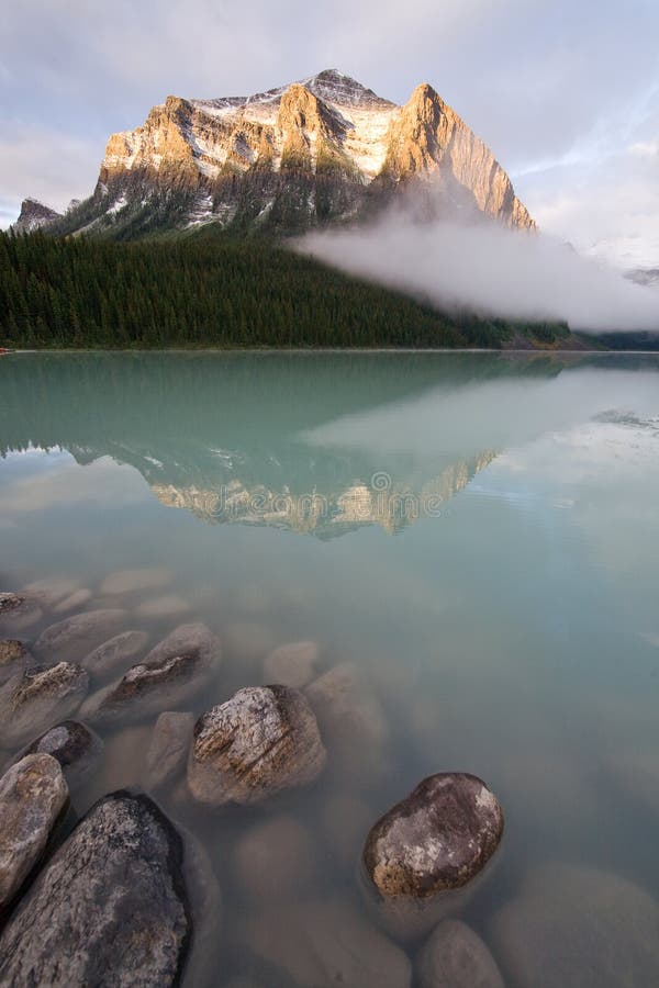 Lake Louise stock image. Image of mountain, louise, rockies - 8360753