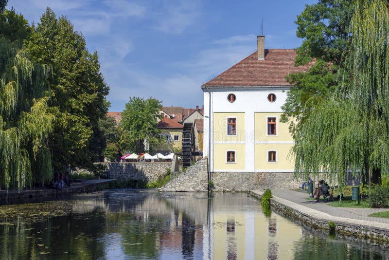 Lake Malom Tapolca stock image. Image of summer, hungarian - 135358869