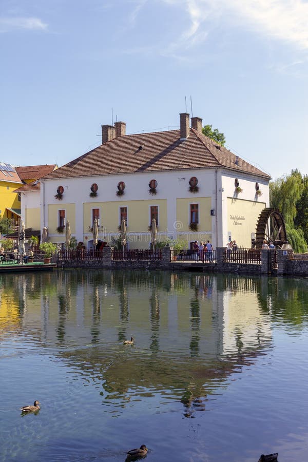 Lake Malom Tapolca editorial stock photo. Image of malom - 135358928