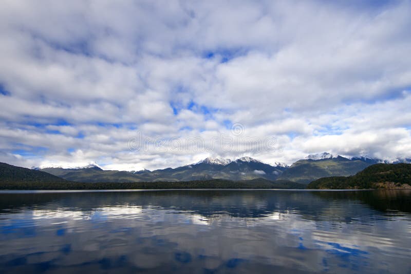 Lake Manapouri stock image. Image of nature, lake, water - 15916753